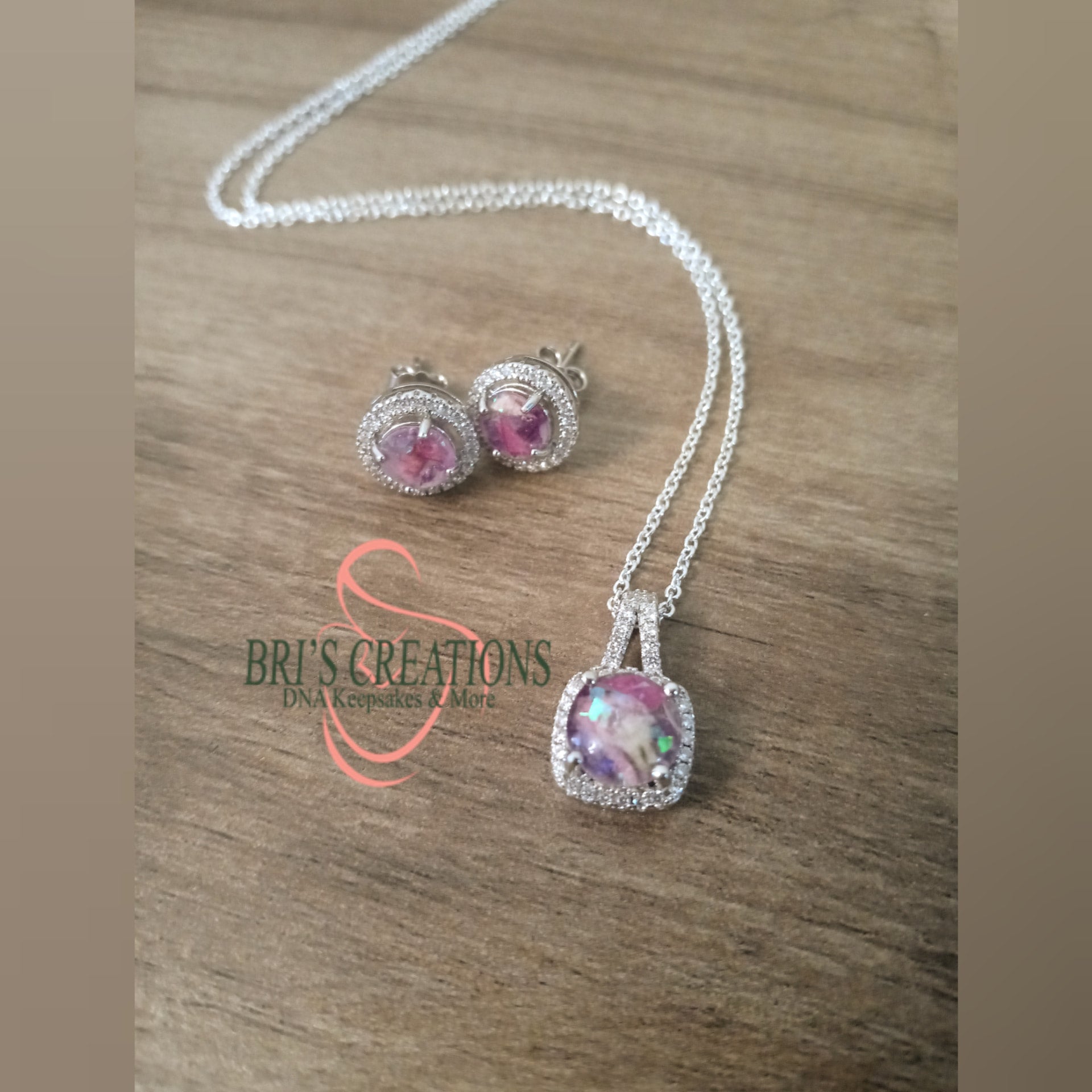 Lilac Necklace – Bri's Creations - DNA Keepsakes and More